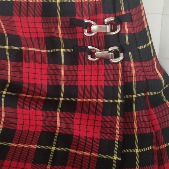 golf punk | Skirts | Golf Punk Red Plaid 98s Retro Goth Skirt | Poshmark
